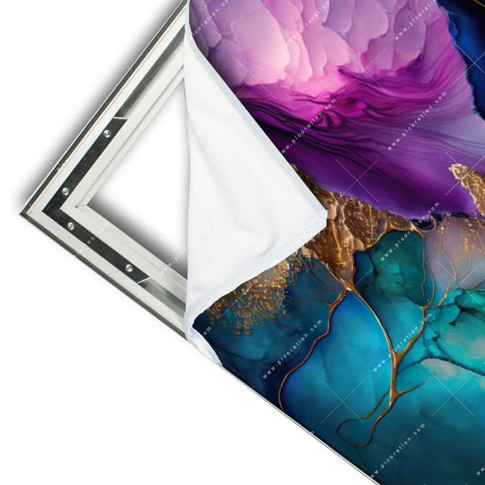 🖼️ XXL-Wandbild - Marmorstruktur Lavendel im Querformat – Picoration ...