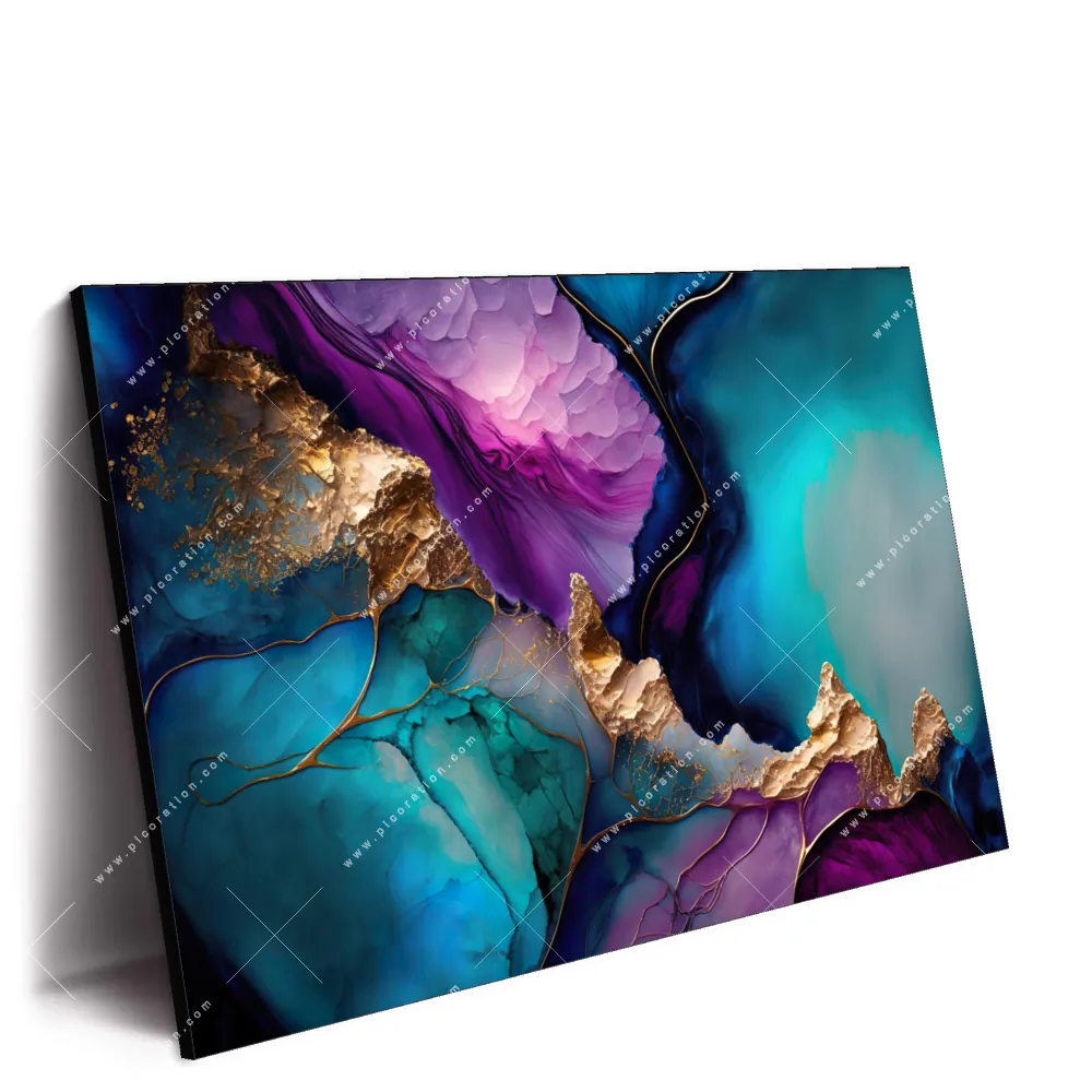 🖼️ XXL-Wandbild - Marmorstruktur Lavendel im Querformat – Picoration ...