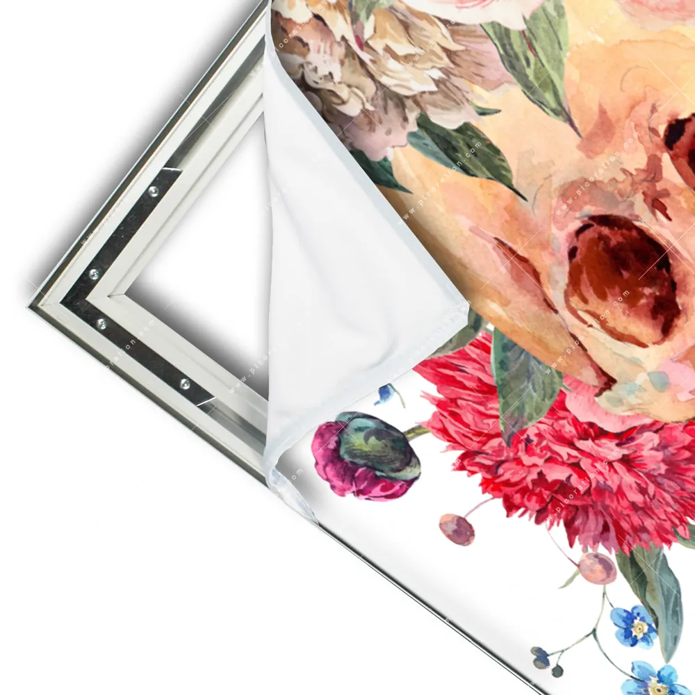 🖼️ XXL-Wandbild - Schädel im Boho Stil im Querformat