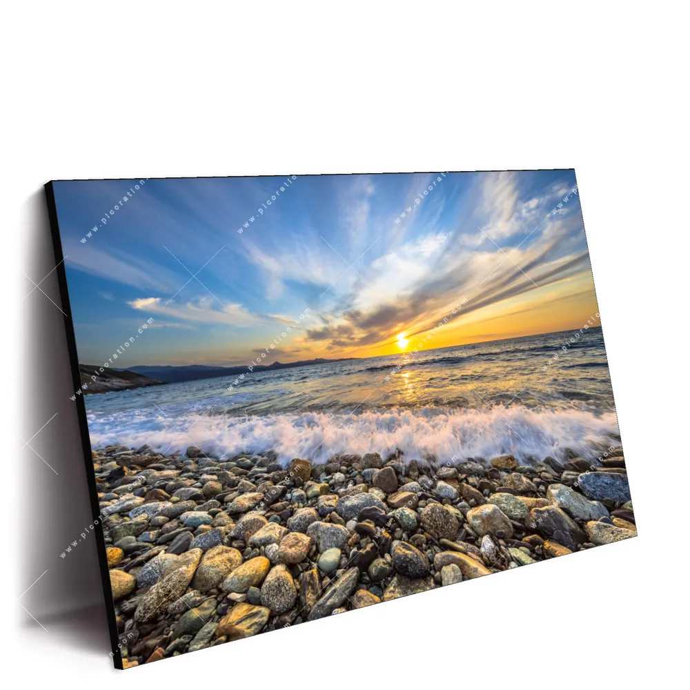 🖼️ XXL-Wandbild - Wellen des Meeres im Querformat – Picoration® - Big ...